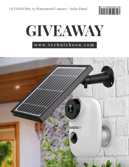 Giveaway – Win a GUUDGO IP65 A3 Waterproof Camera + Solar Panel ...
