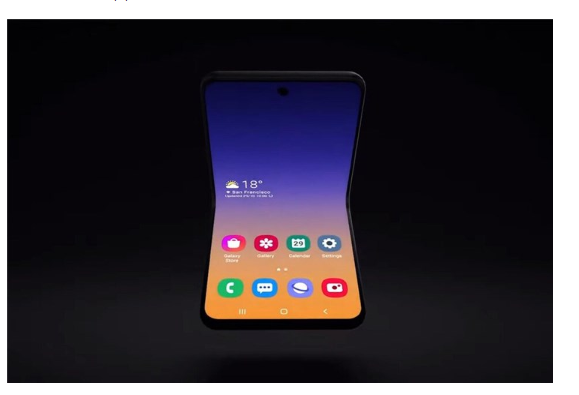 Samsung Public Next Generation Folding Mobile Phone Design: Flip Design ...